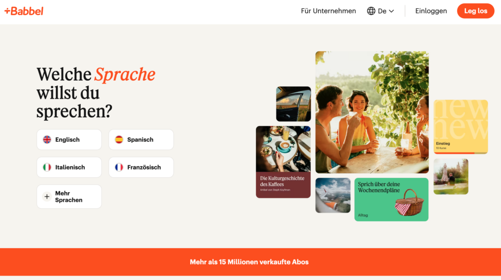 Erfahrungen mit Babbel: Einfach Sprachen lernen via App