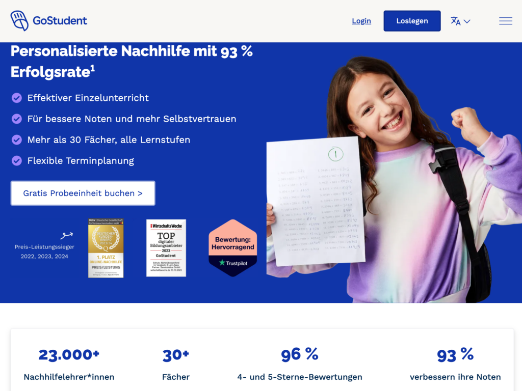 GoStudent im Test: Sprachen lernen leicht gemacht