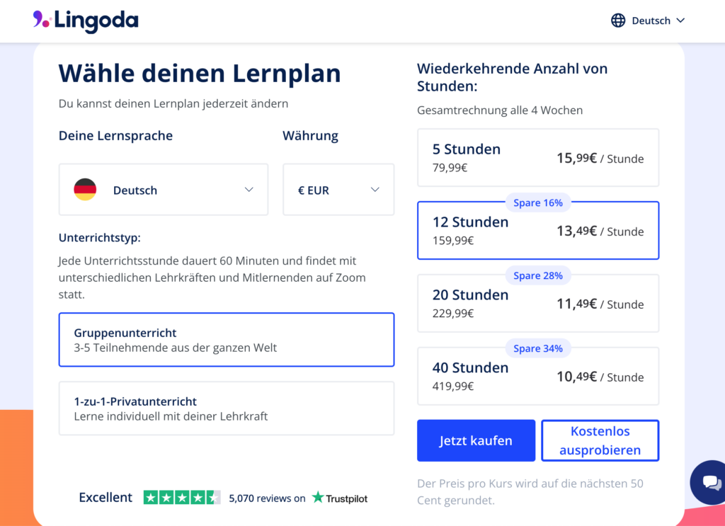 Lingoda im Test: Erfahrungen mit der Online-Sprachschule
